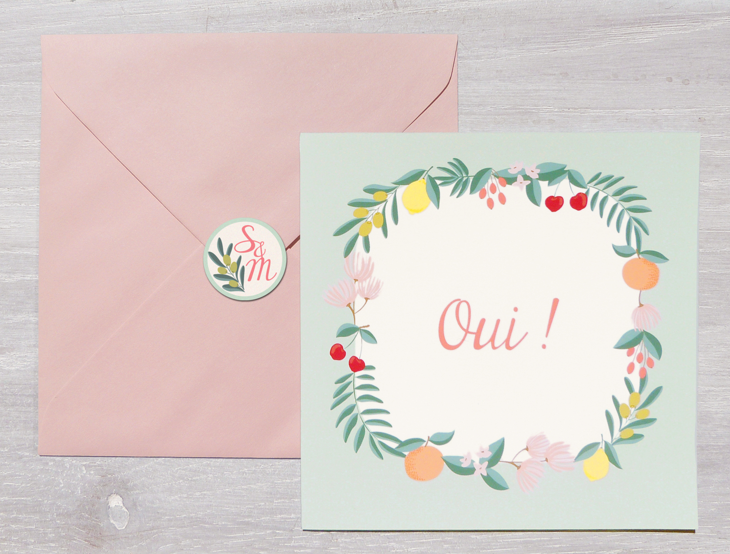 Faire-part Tutti Frutti Prêt-à-poster – Création de faire-parts ...